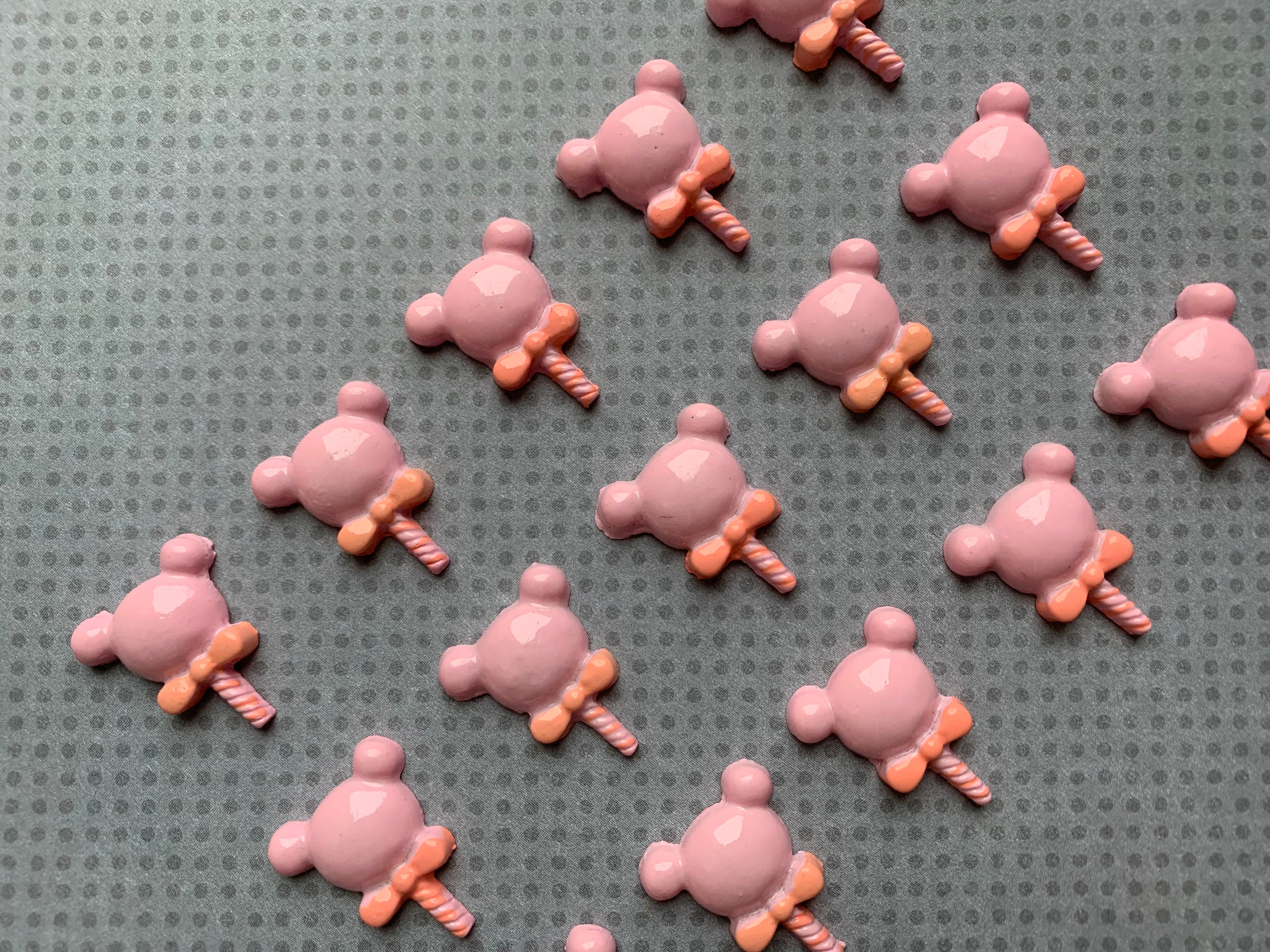 12pc. Mickey Mouse and Minnie Mouse Cotton Candy Lollipop | Etsy