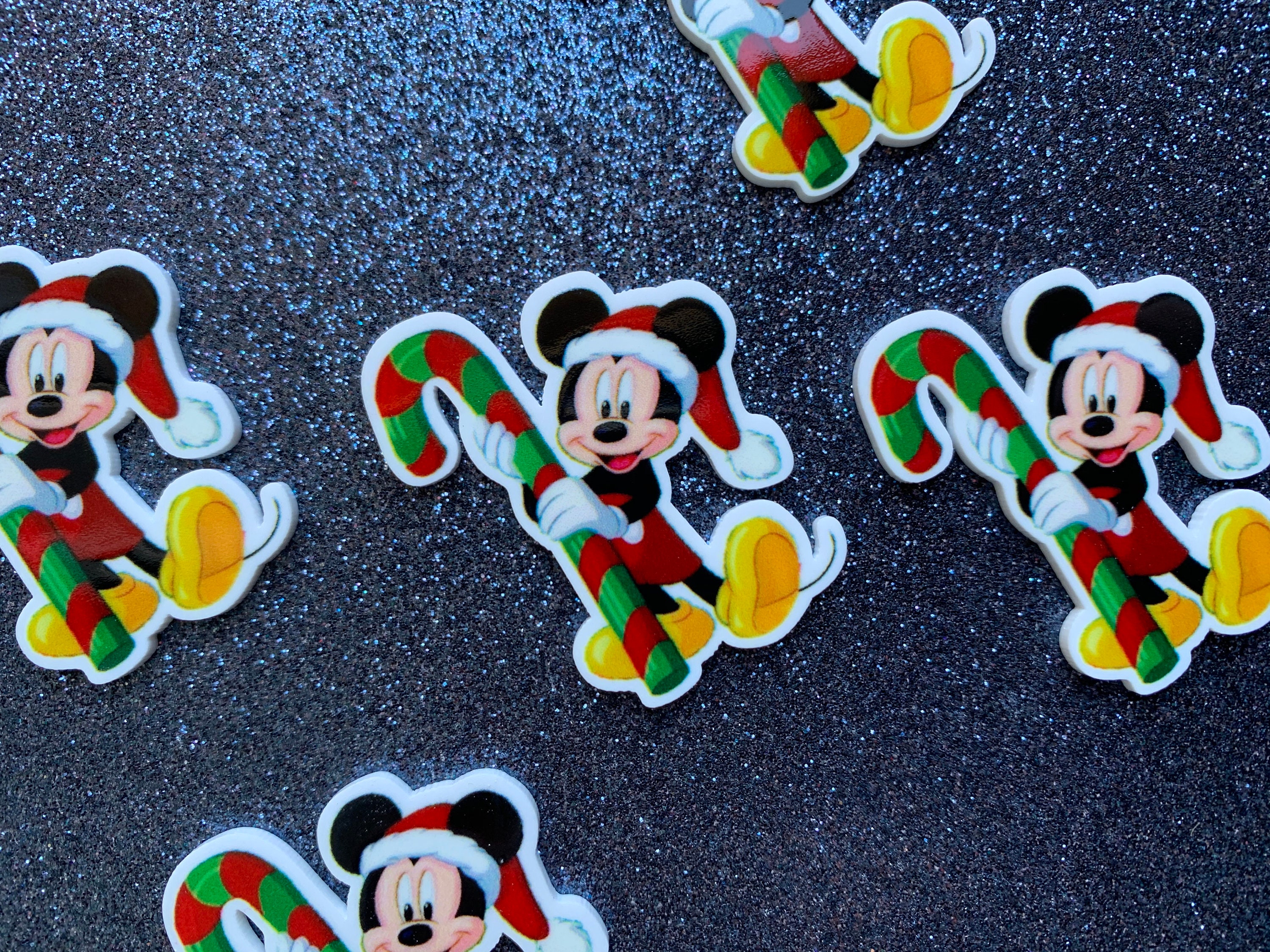 5pc. Mickey Mouse and Minnie Mouse Christmas Candy Cane - Etsy België