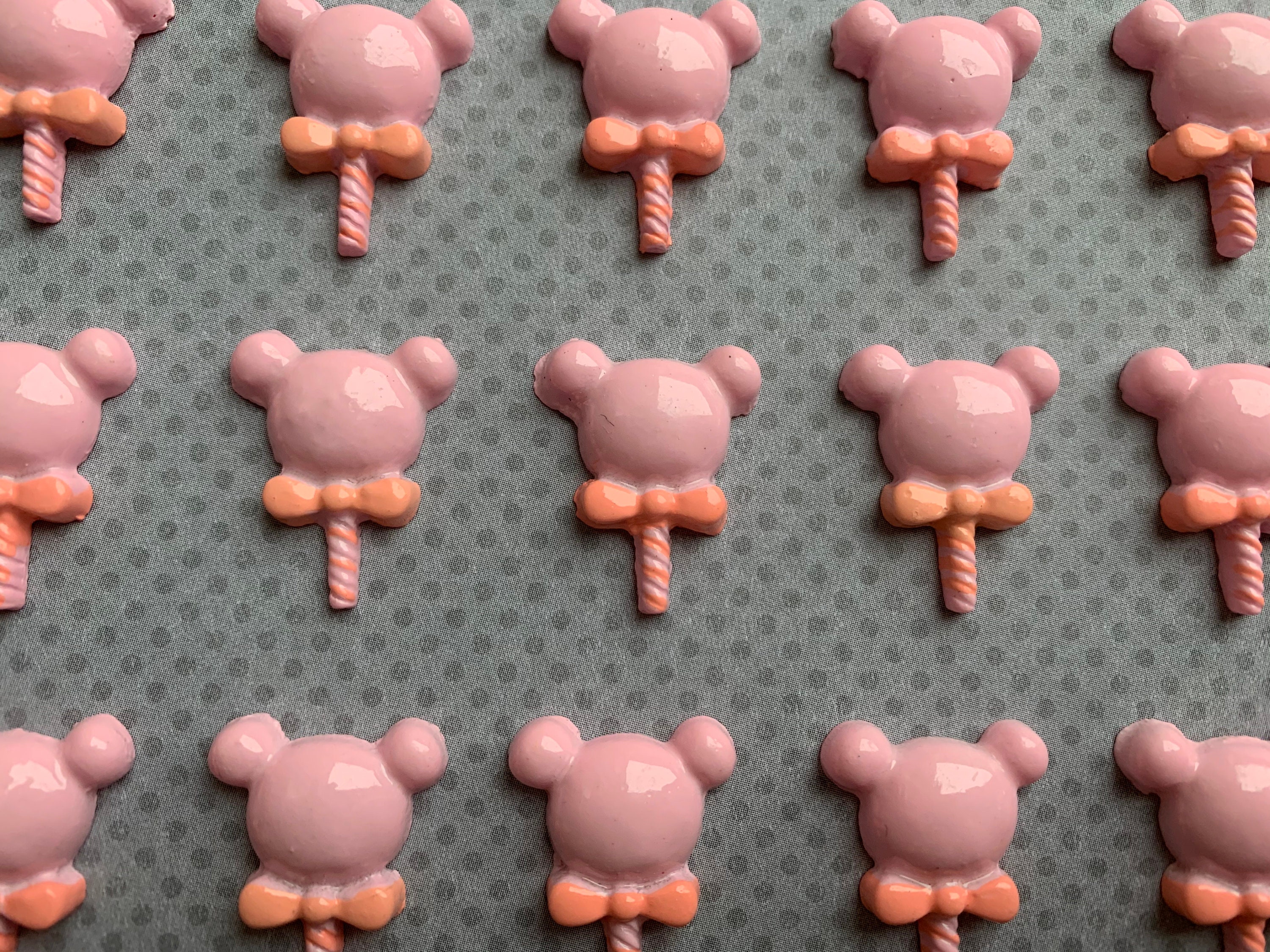 12pc. Mickey Mouse and Minnie Mouse Cotton Candy Lollipop | Etsy