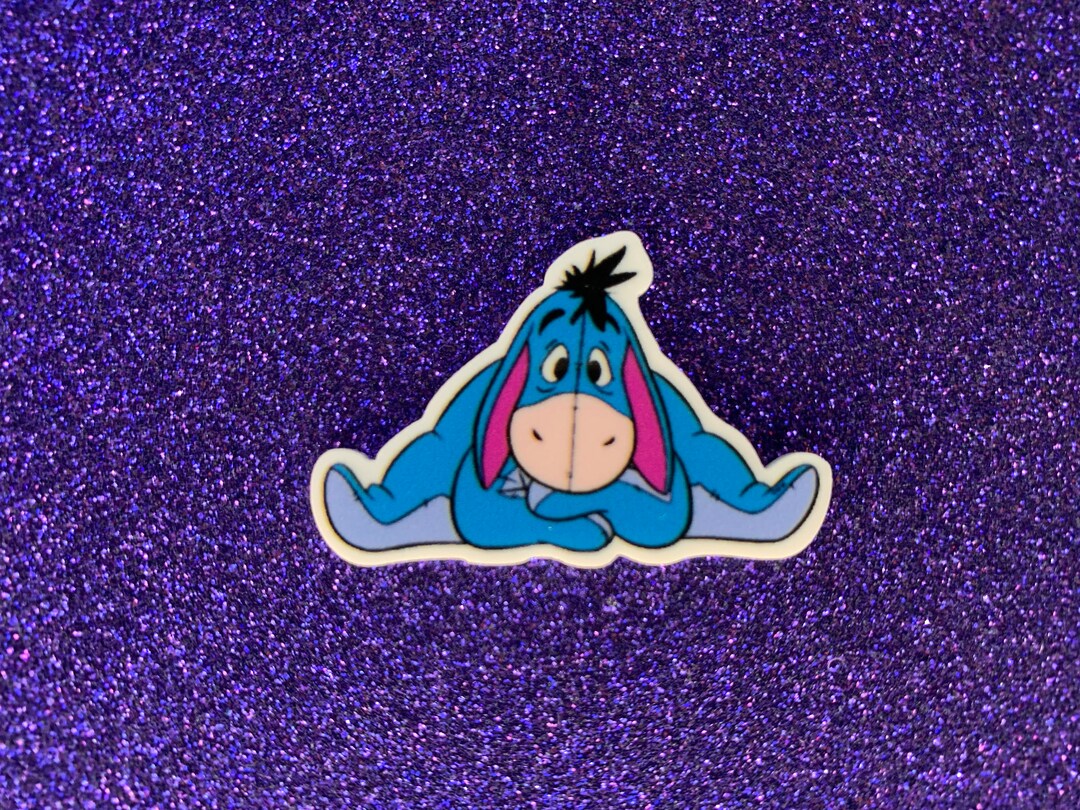5pc. Eeyore, Planar, Flatback, Cabochon, Bow Center, Flat Back - Etsy