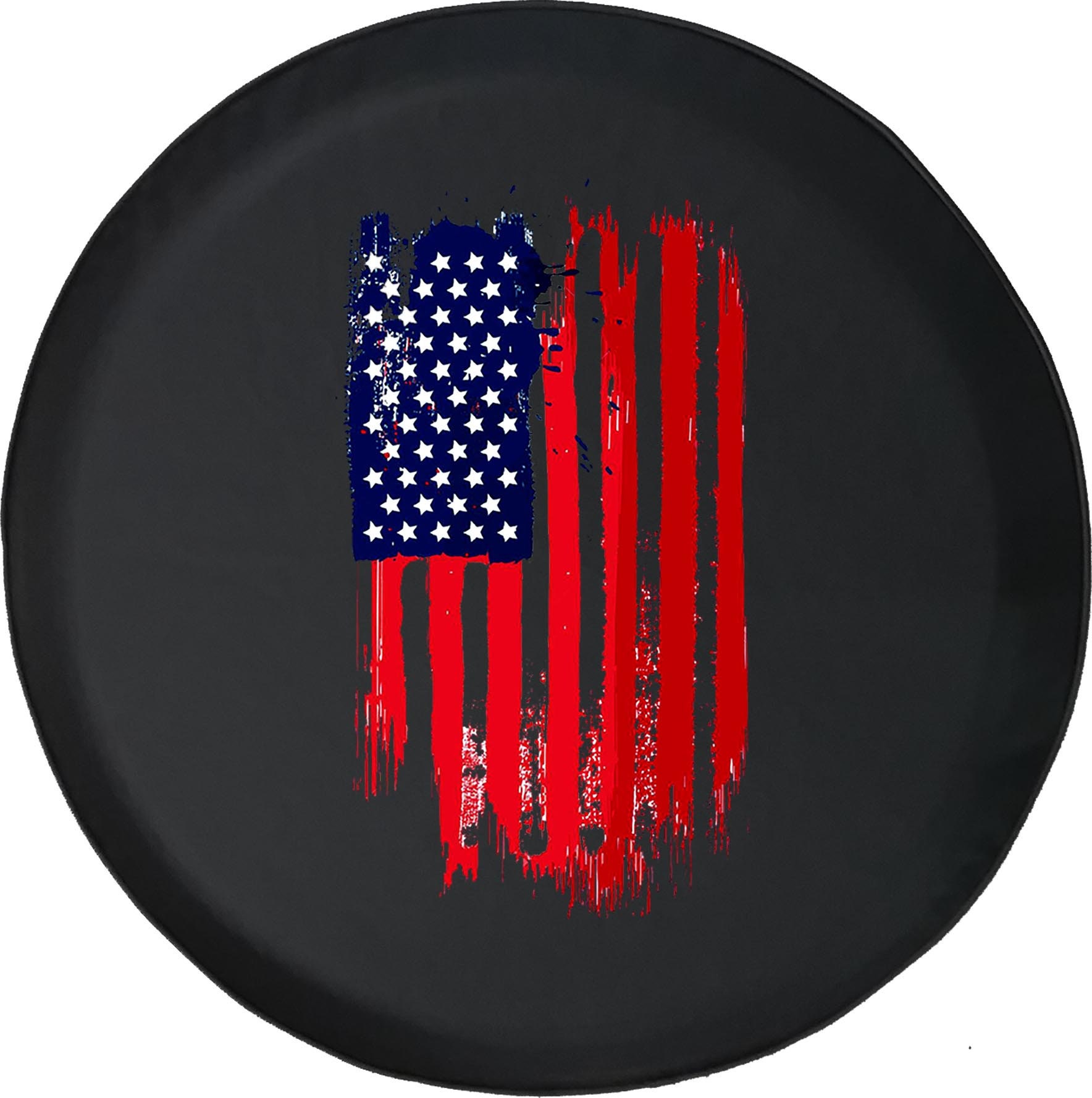 Distressed American Flag Red White Spare Tire Cover sold by Leslie ... Distressed American Flag Red White Spare Tire Cover sold by Leslie ...