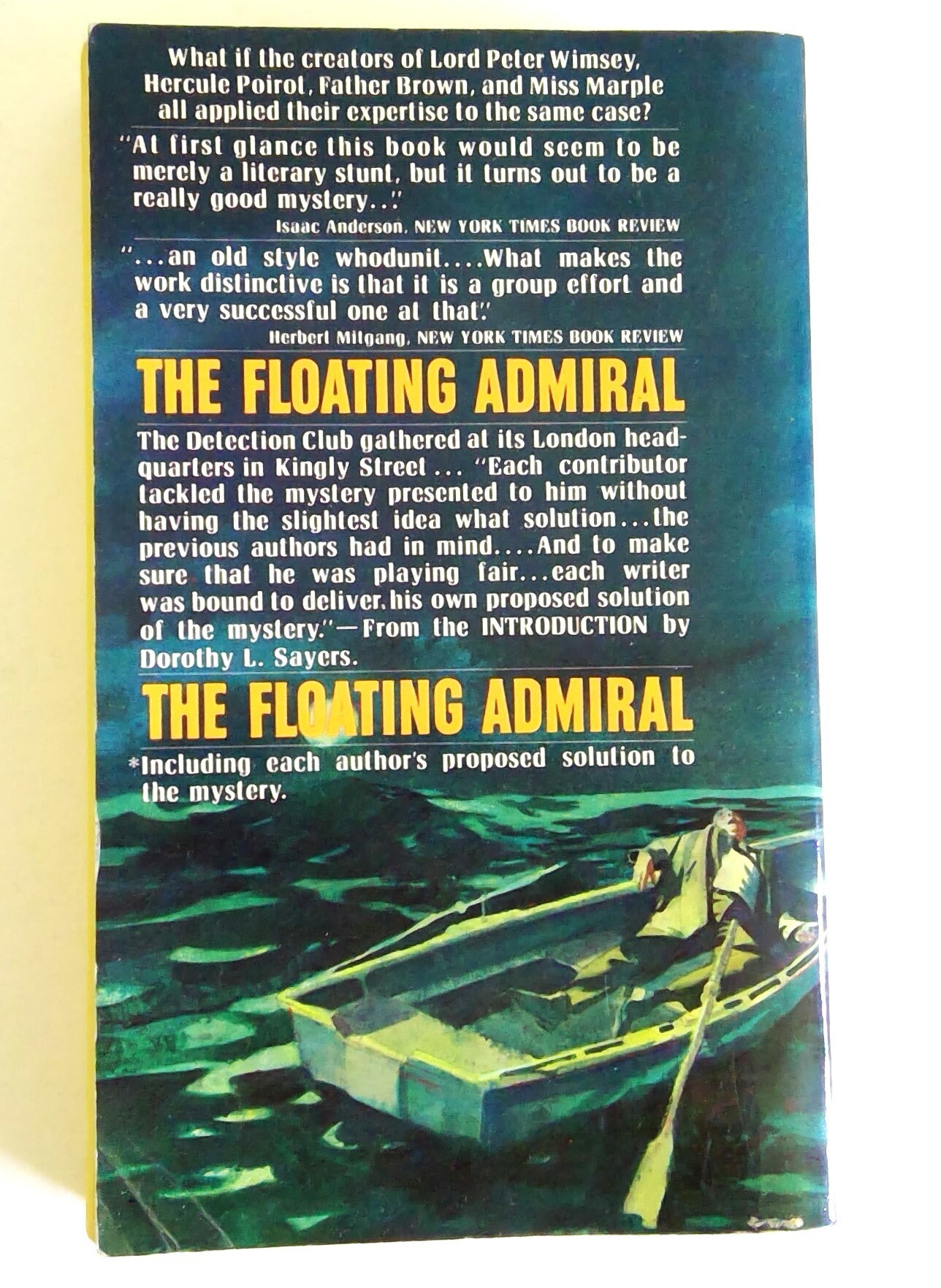 The Floating Admiral, by Agatha Christie, Dorothy Sayers, Et. Al. Charter Books, 1st Paperback ...