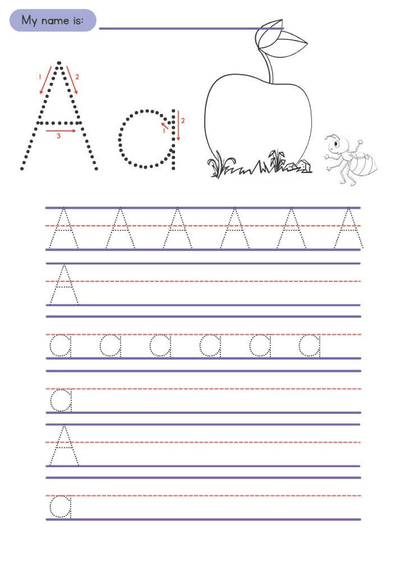 Preschool Alphabet & Numbers Practice - Etsy