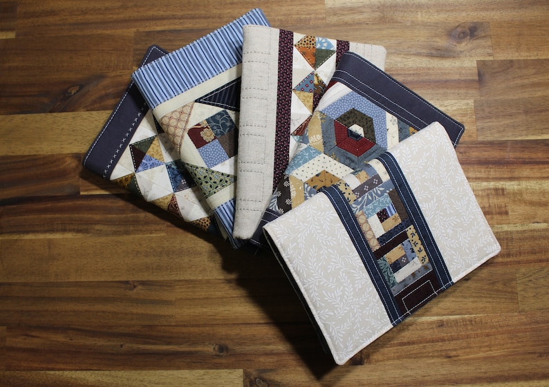 PDF Sewing Pattern Patchwork Quilted A5 Notebook Cover - Etsy