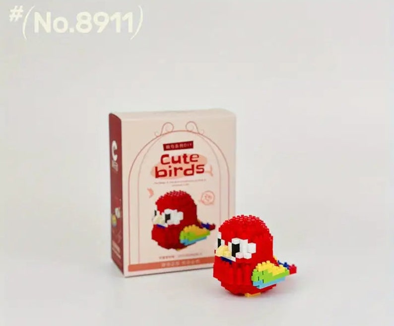 DIY Building Blocks Kit-bird, Micro Mini Style Ages 13 Collectible ...