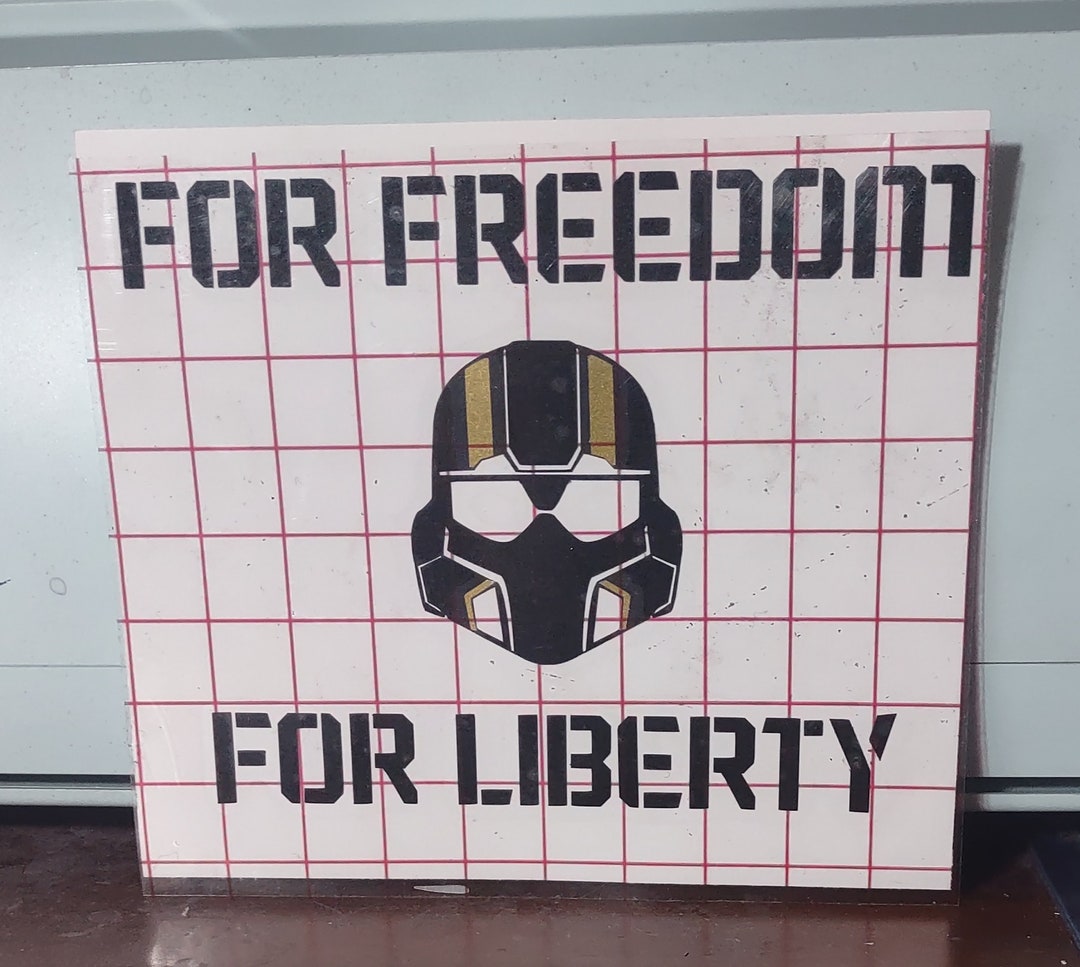 Hell Diver Decal, Car Decal, for Him, for Her, Hell Divers 2, Freedom ...