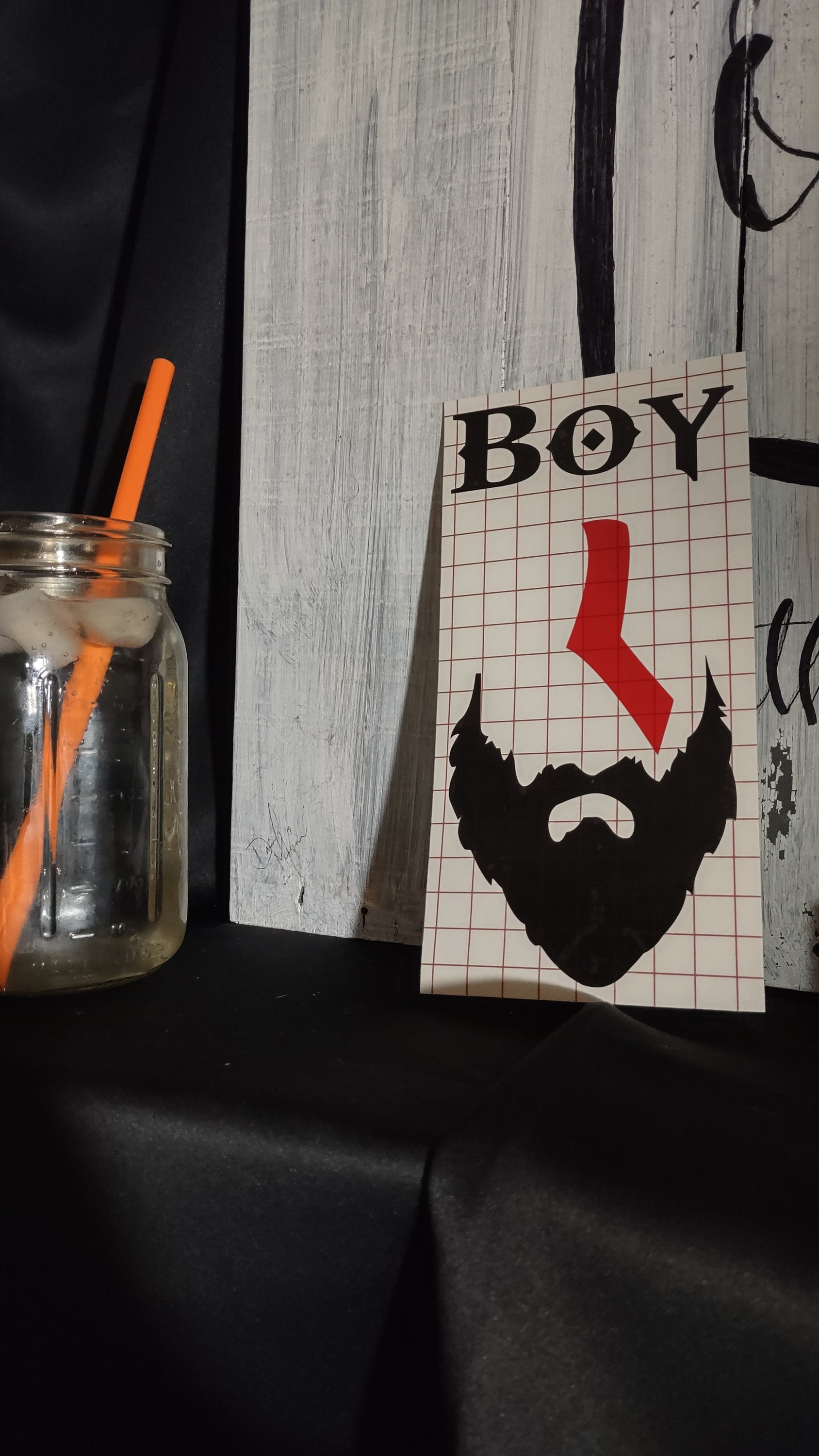 God of War Kratos Car Decal, Boy, Car Decal, Wall Decal, Laptop Decal ...