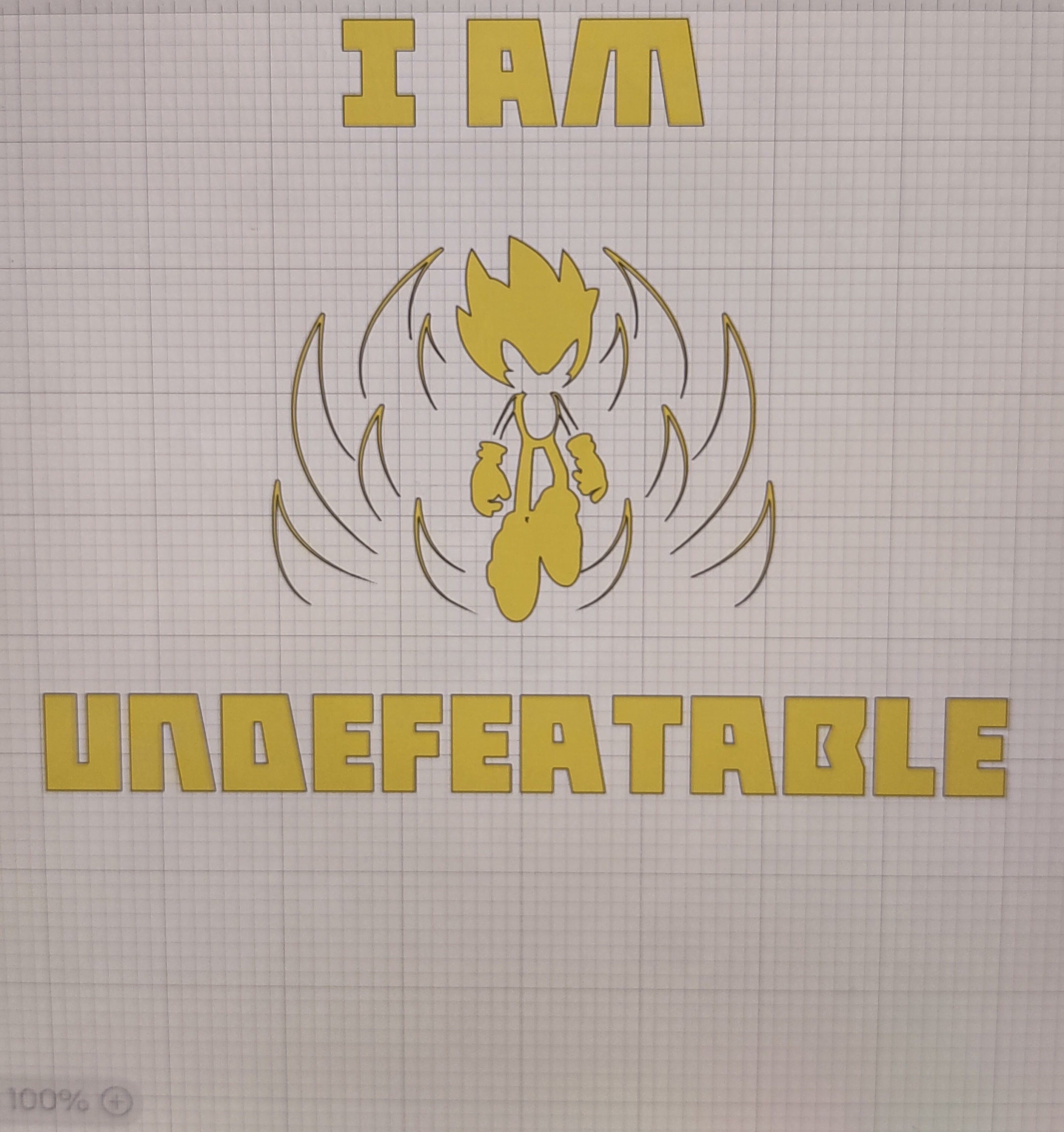 Sonic Undefeatable Decal, Car Decal, Latop Decal, for Him, for Her ...