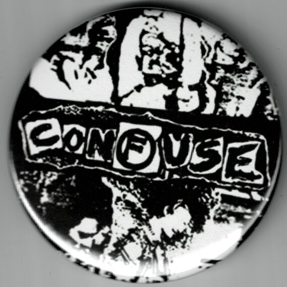 CONFUSE Japanese Punk 2.25 Button - Etsy