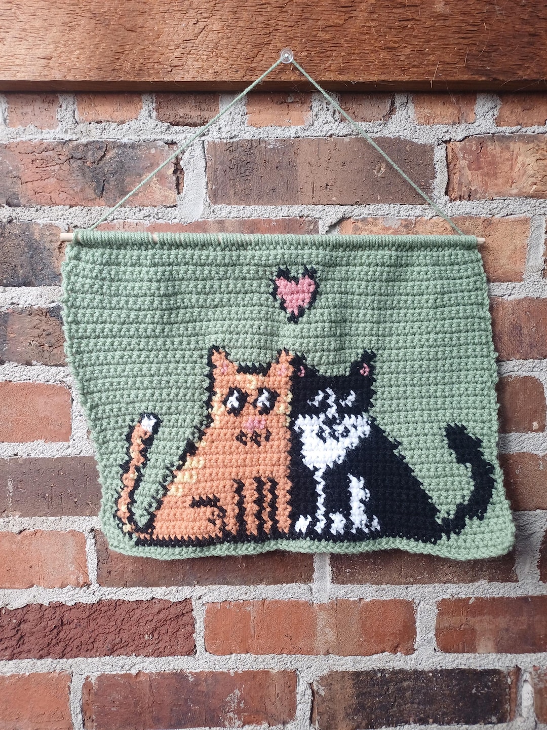 Cats in Love Tapestry Crochet Pattern - Etsy