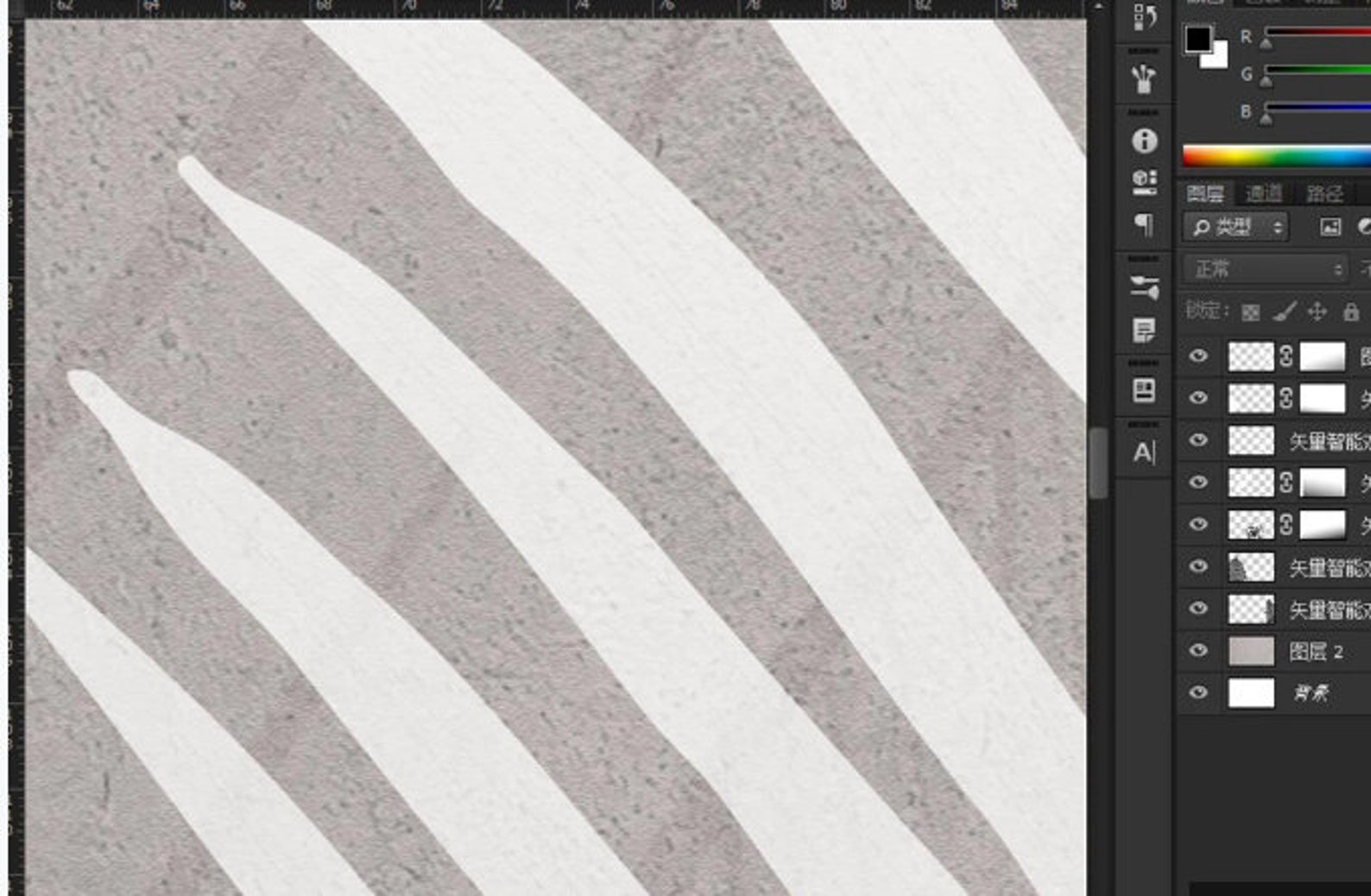 Grey Backgroud Tropical Palm Leaves Wallpaper Wall Mural - Etsy