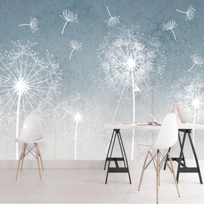Dandelion Wall Decal - Etsy