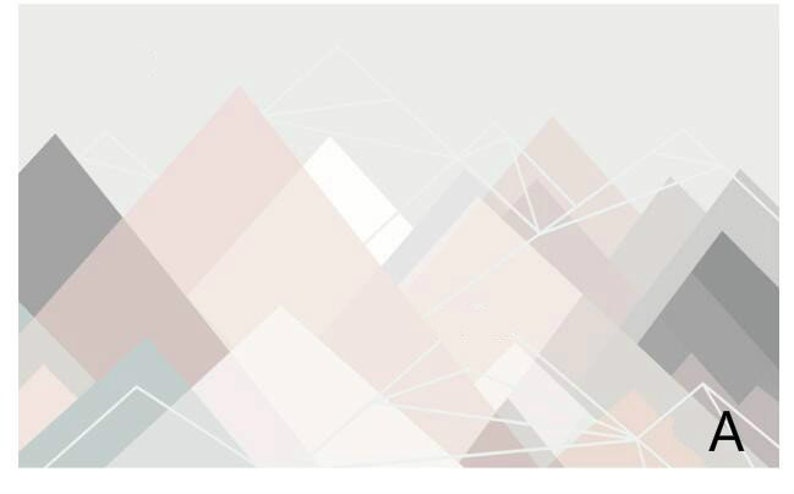 Geometric Mountains Nursery Wallpaper Mural: Abstract Triangles - Etsy