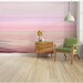 Pink Lines Abstract Warm Pink Color Wallpaper Wall Mural, Colorful Pink ...