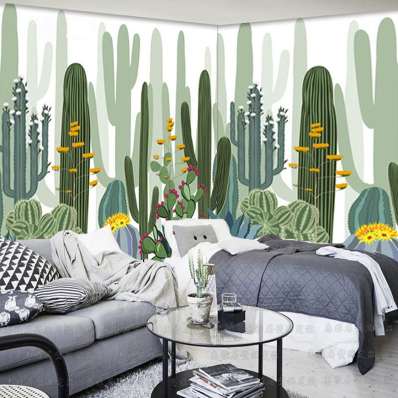 Cactus Mural - Etsy