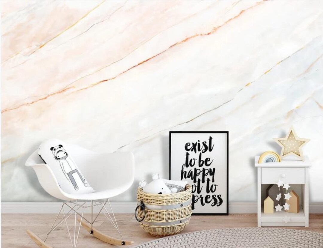 Charming Abstract Marble Wallpaper Wall Mural, Beautiful Marble Wall ...