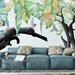 Oil Painting Large Tree Wallpaper Wall Mural Hand Painted - Etsy