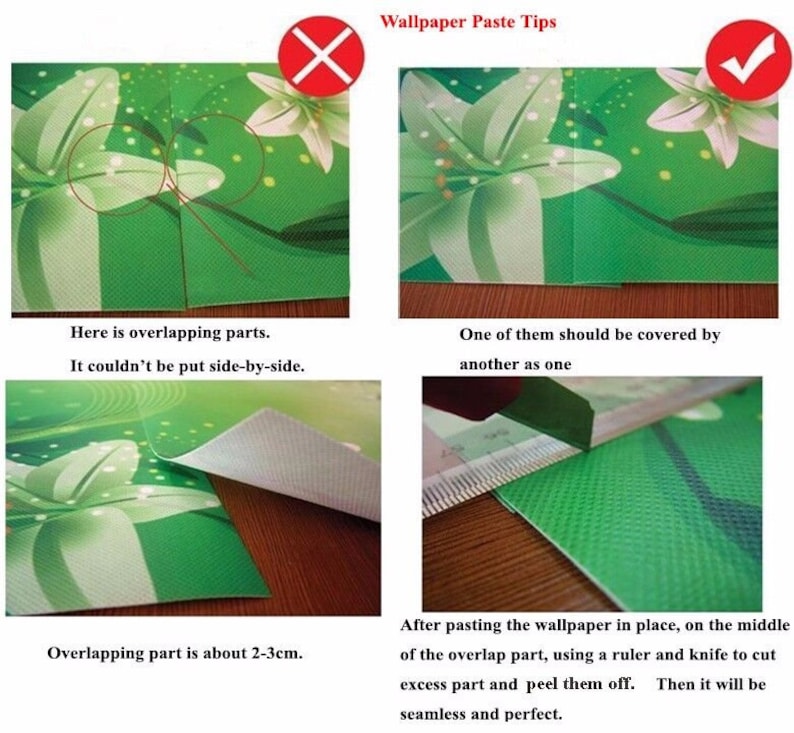 Fine Brushwork Wisteria Tree Wallpaper Wall Mural, Twisted Pink ...