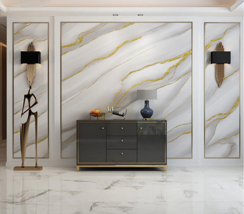 Ivory Marble Wallpaper Wall Mural Ivory Textured Marble Wall - Etsy