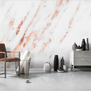 Simple Modern Marble Wallpaper Wall Mural Beautiful Marble - Etsy