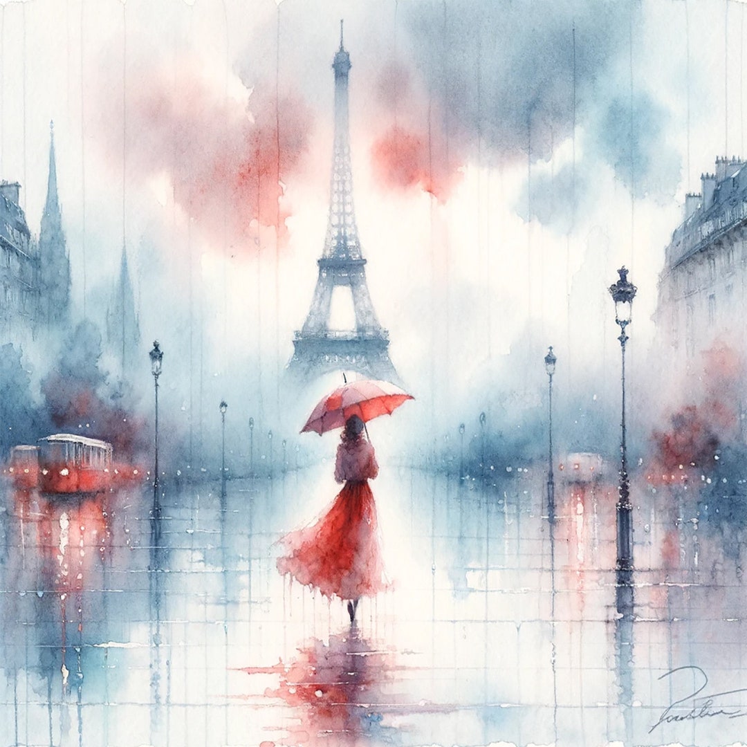 Valentine's Day Present "parisian Dream“- Eiffel Tower Romance - Lovers ...