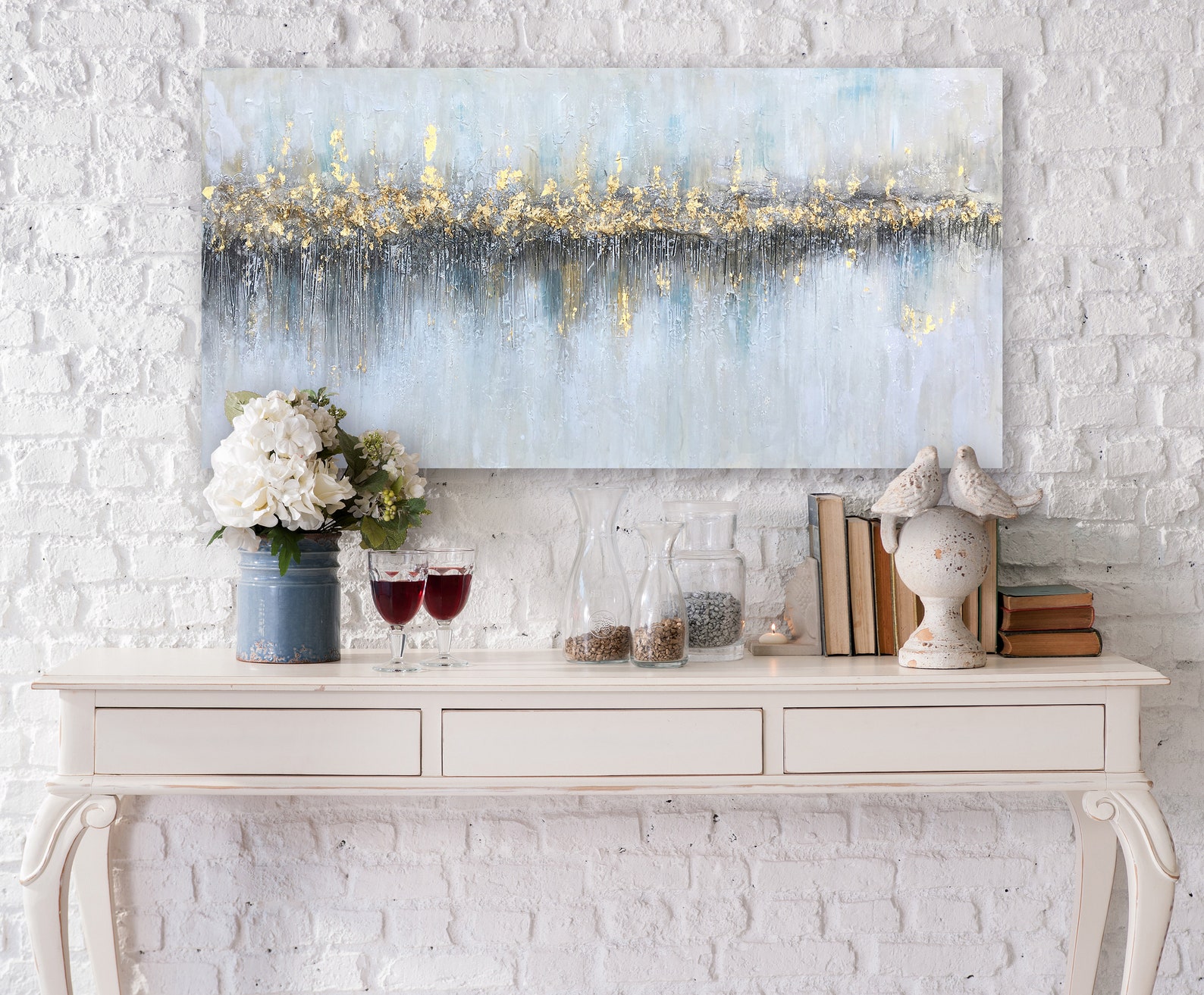 Hand-painted Abstract Original Art glowing From - Etsy