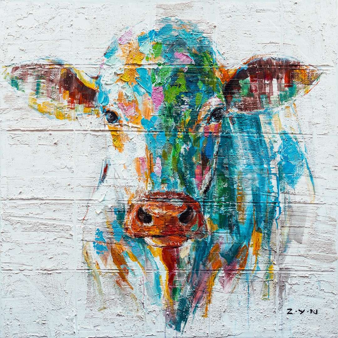 CUSTOM Hand-painted Animal, Bull, Cow, Dog, Horse, and Wild Animal ...