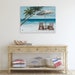 Hand-painted Beach Scene Oil Painting on Wrapped Canvas - Etsy