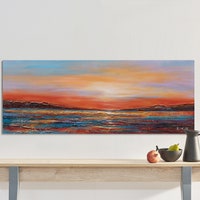 Sunset Painting - Etsy