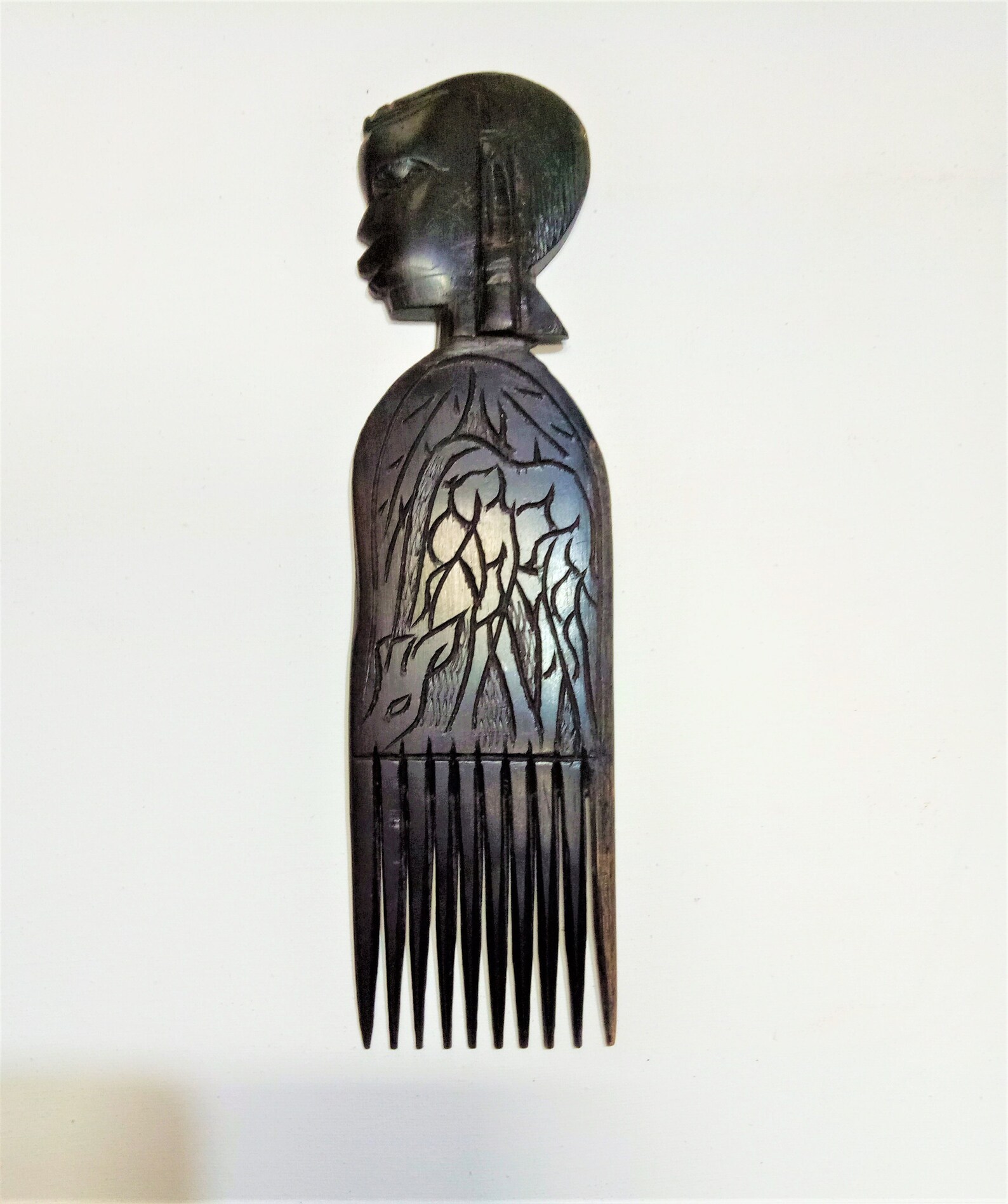 Fancy Engraved wooden Afro Pick Black History Month /afro | Etsy