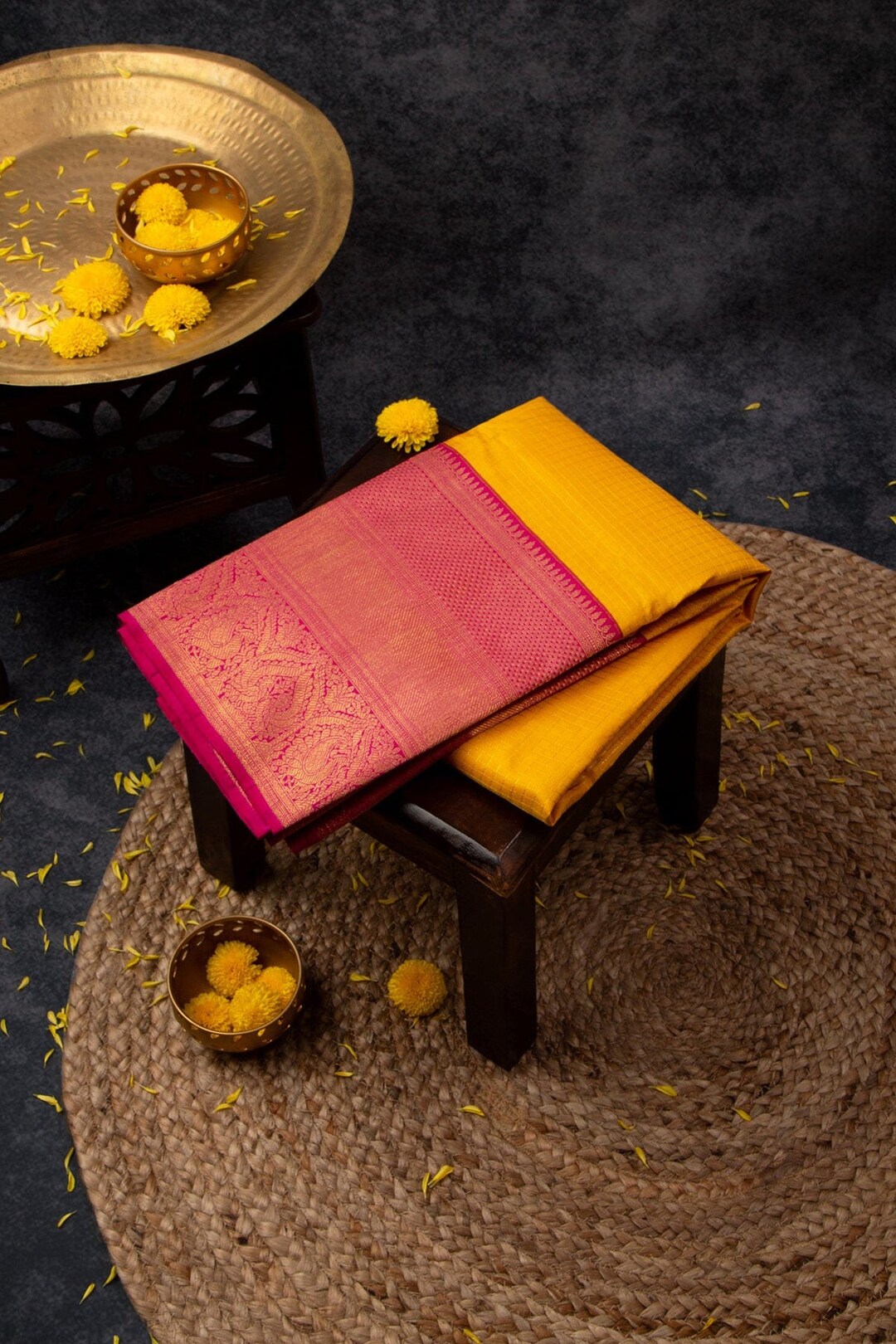 Pure Mulberry Silk and Zari Authentic Brocade Kanjivaram - Etsy