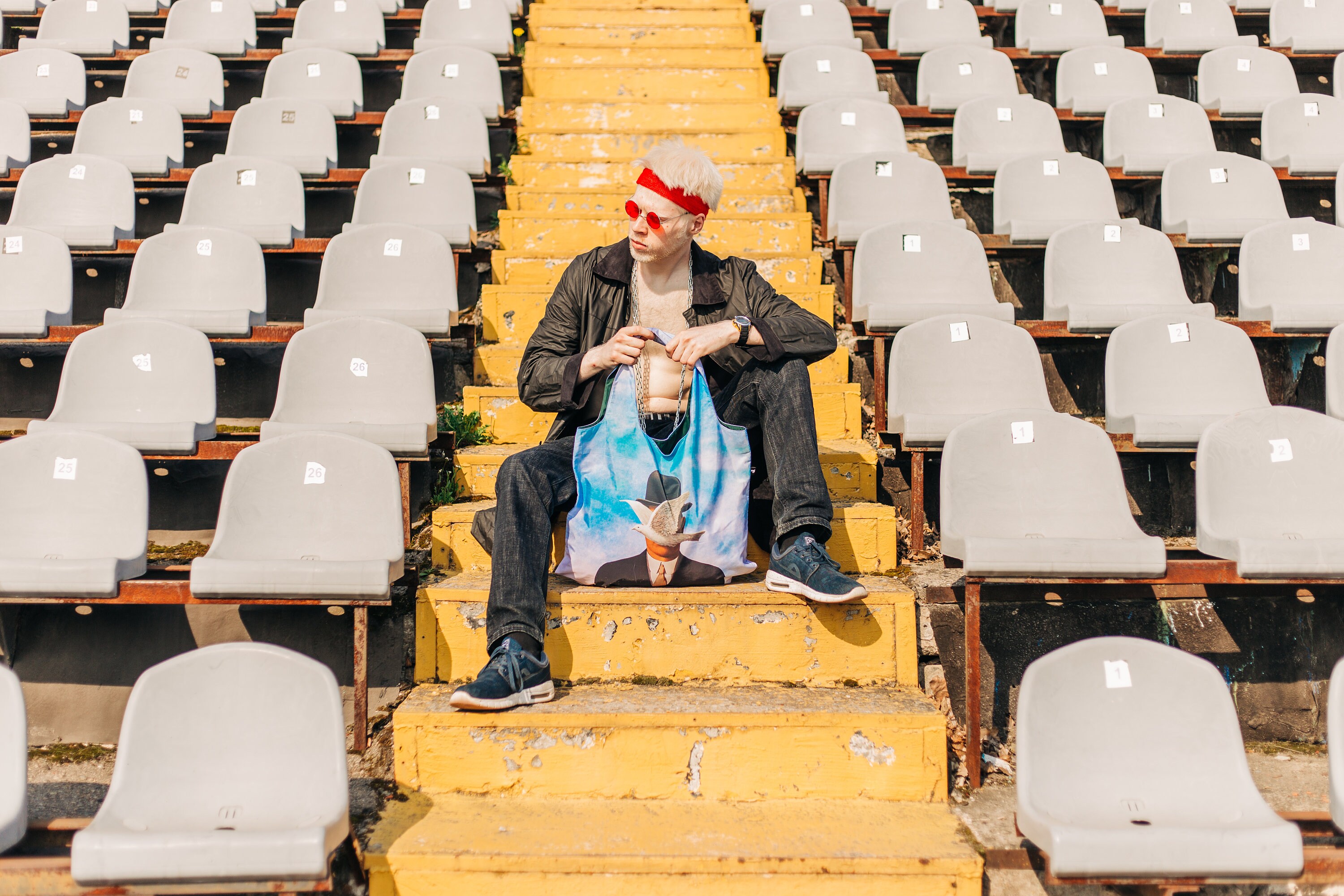 Tote bag maitresse Foldable Magritte bag Bag With Quirky Art | Etsy