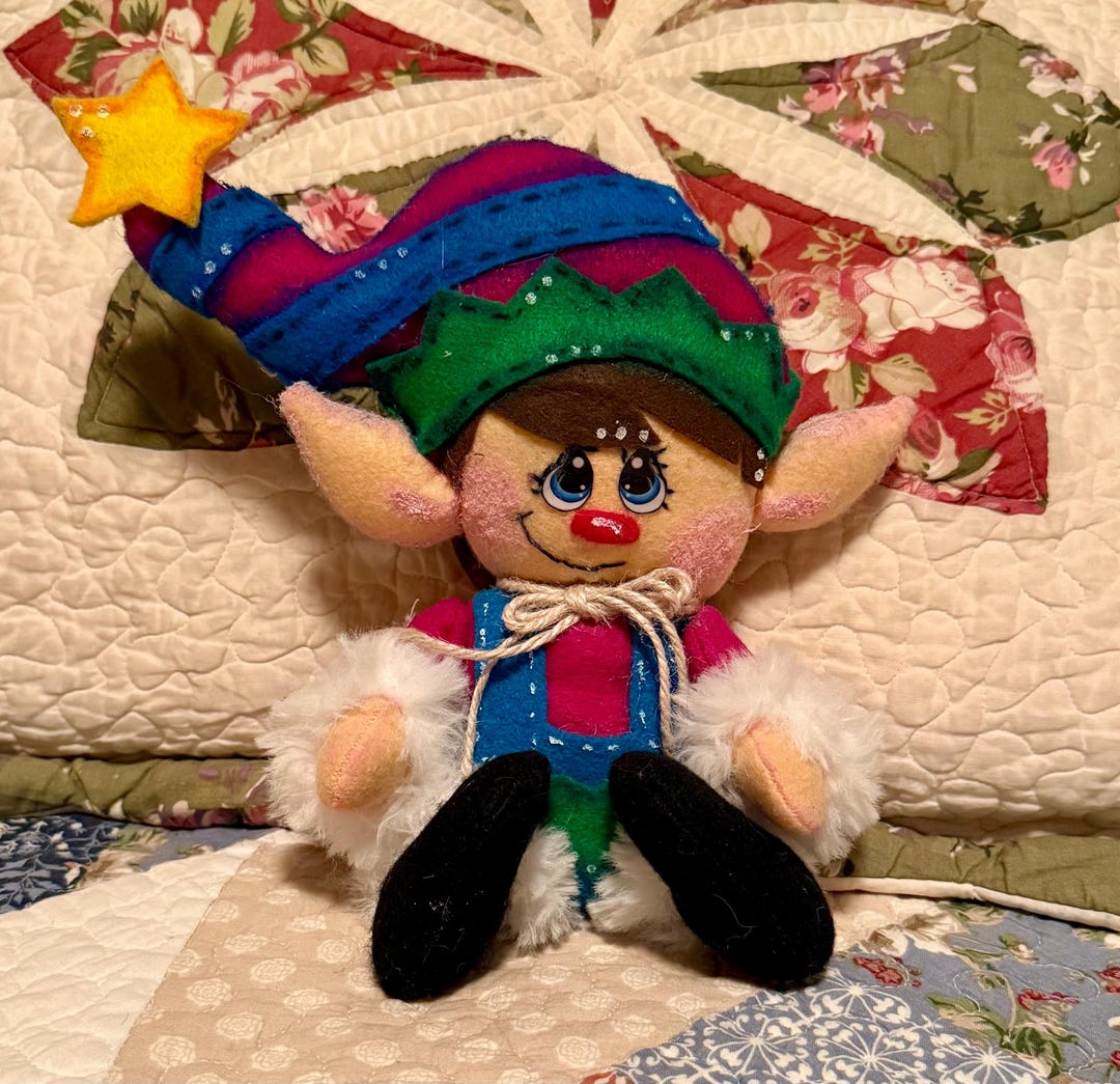 Christmas Elf - Primitive Elf - Etsy