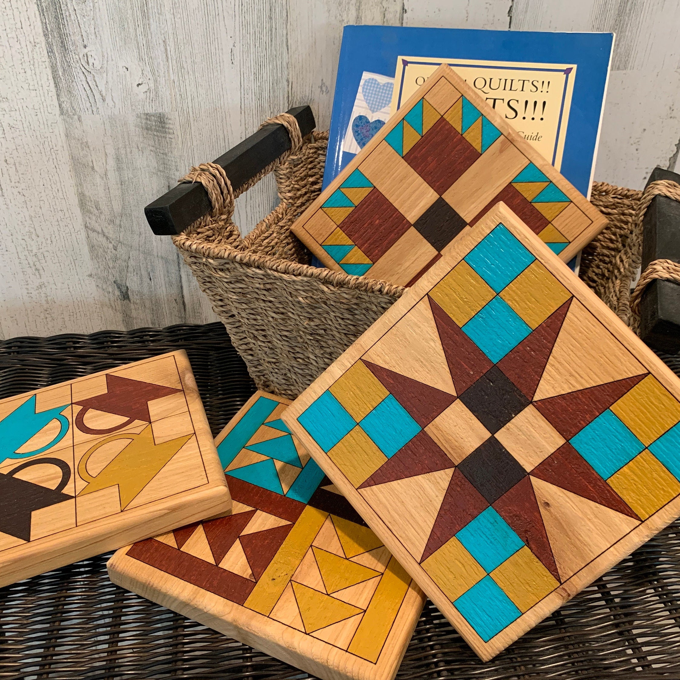 Quilt Block/wood Quilt Block/rustic Decor/quilt Block Sign/cedar Quilt ...