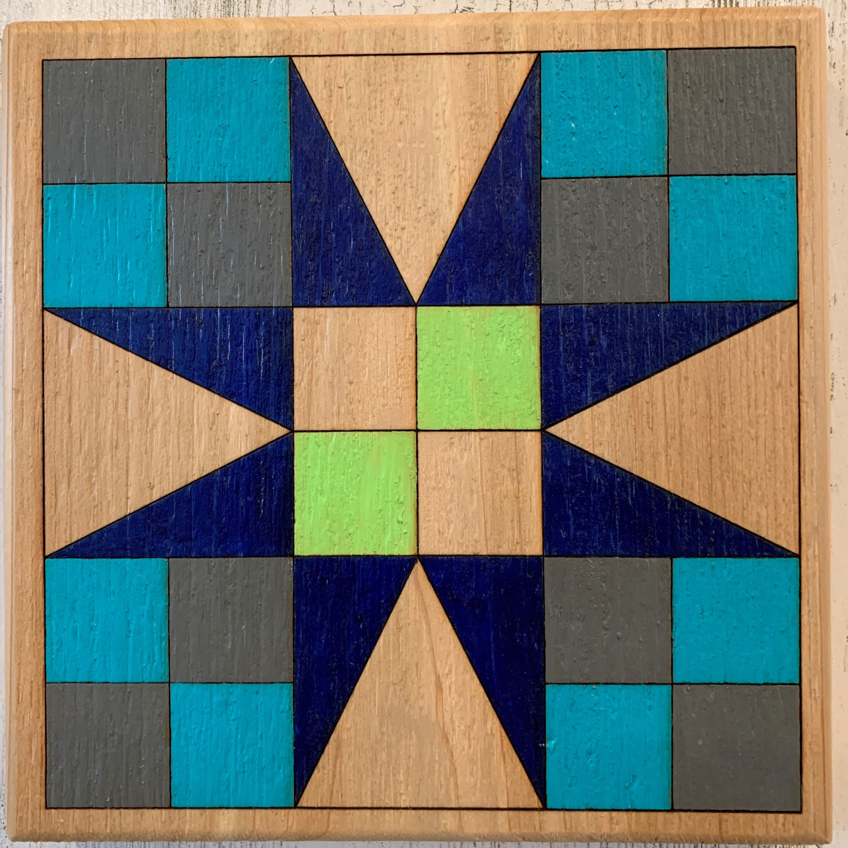 Quilt Block/wood Quilt Block/rustic Decor/quilt Block Sign/cedar Quilt ...