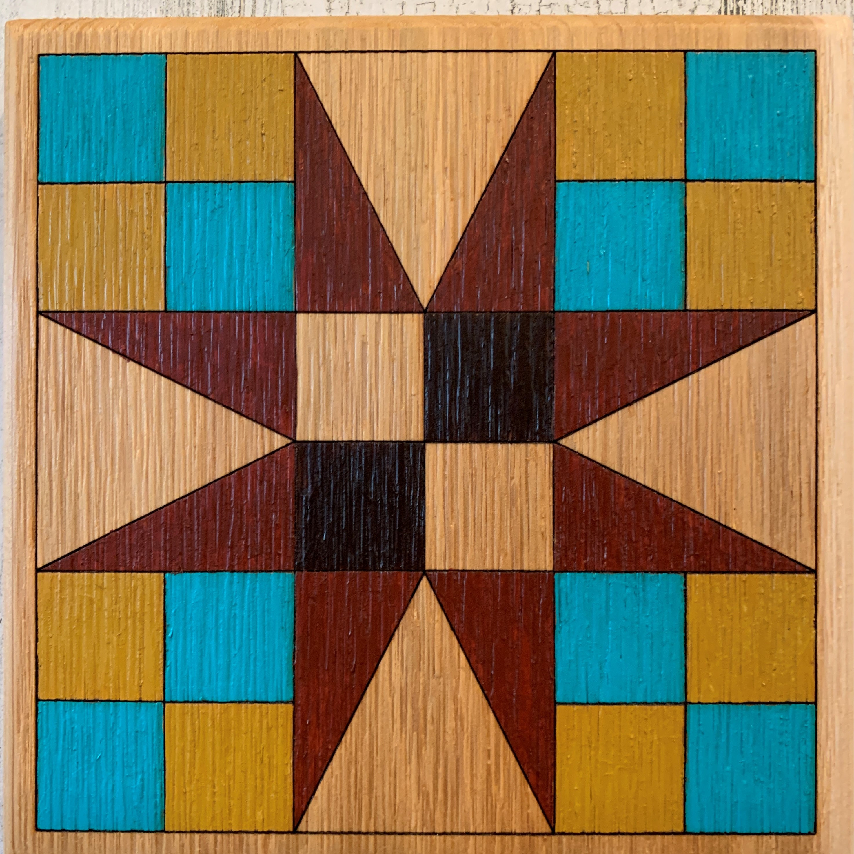 Quilt Block/wood Quilt Block/rustic Decor/quilt Block Sign/cedar Quilt ...