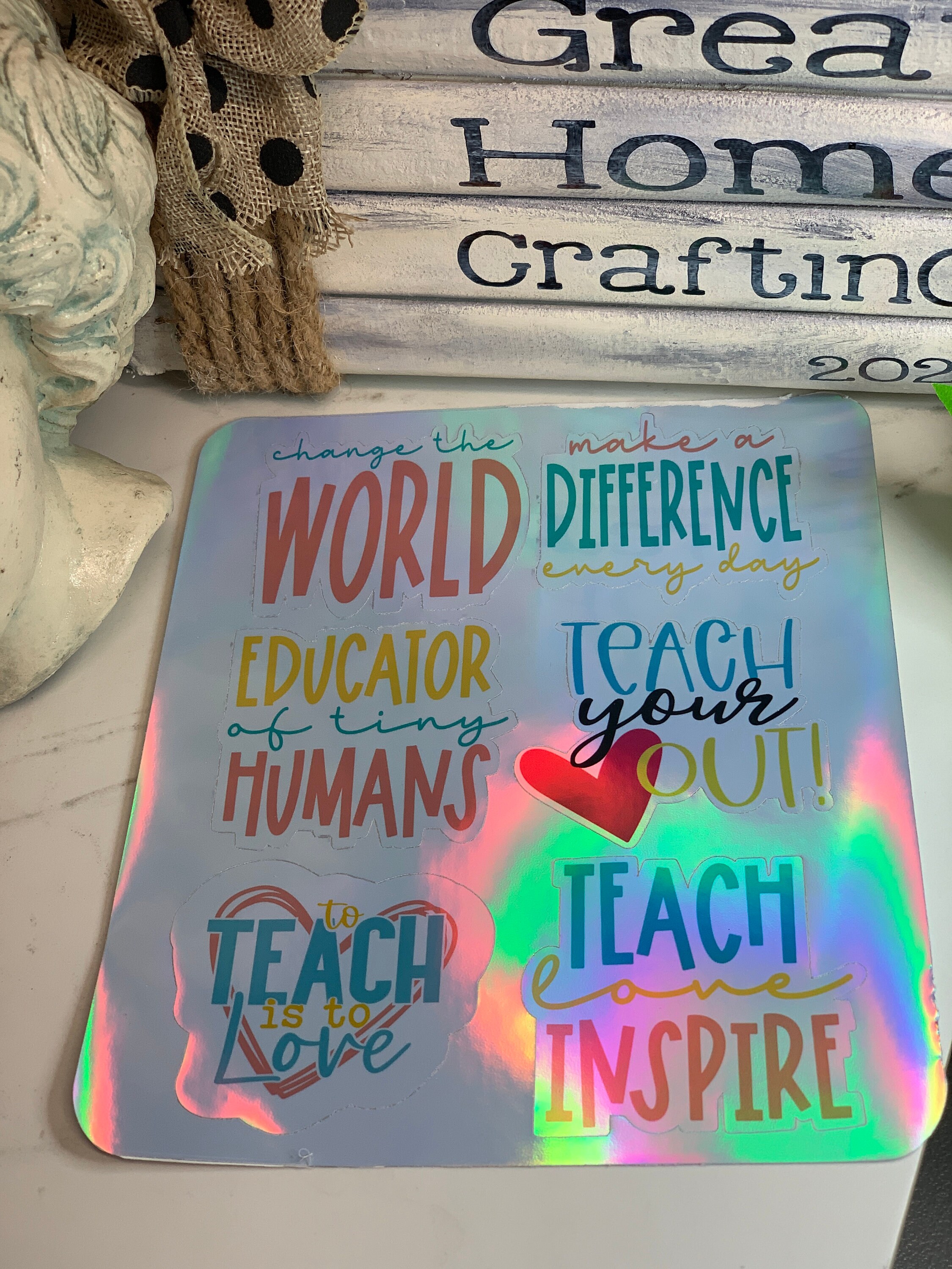 TEACHER Inspirational Bundle Sticker Cut Outs or - Etsy