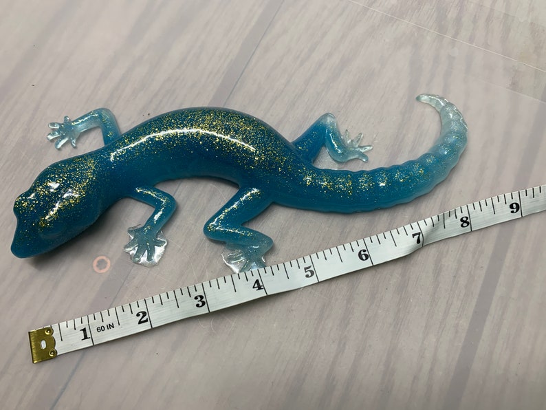 RESIN Gecko Lizard/decorative Gecko/home Decor/alternative Home Decor/gecko Lizard Ornament ...