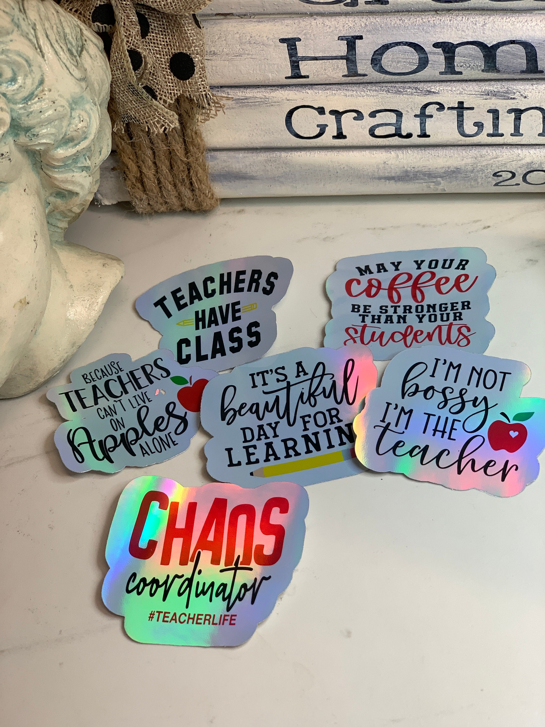 TEACHER Inspirational Bundle Sticker Cut Outs or - Etsy