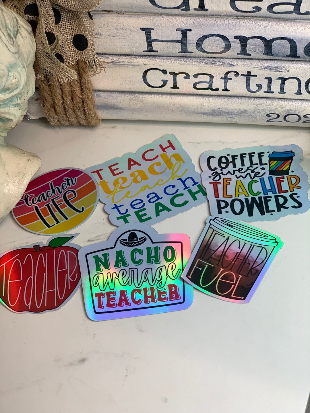 TEACHER Inspirational Bundle Sticker Cut Outs or - Etsy