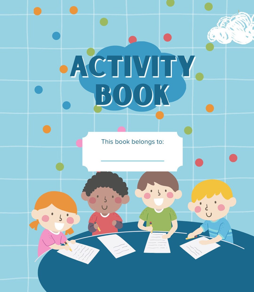 Pre-school Activity Book - Etsy