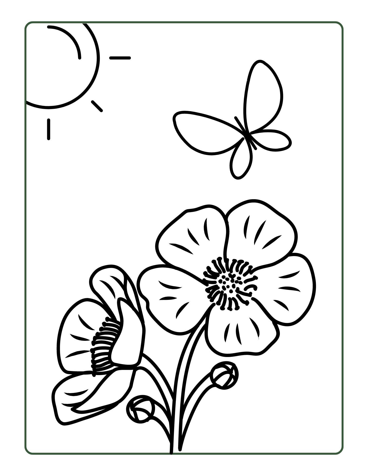 Spring Coloring Book - Etsy