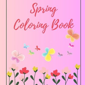 Spring Coloring Book - Etsy