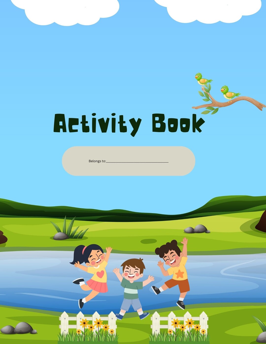 Kindergarten Activity Book - Etsy