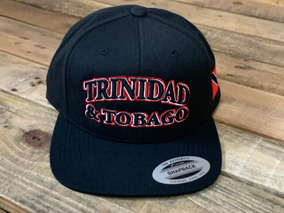 Trinidad & Tobago Embroider Snap Back Hat 3D PUFF EMBROIDERY - Etsy