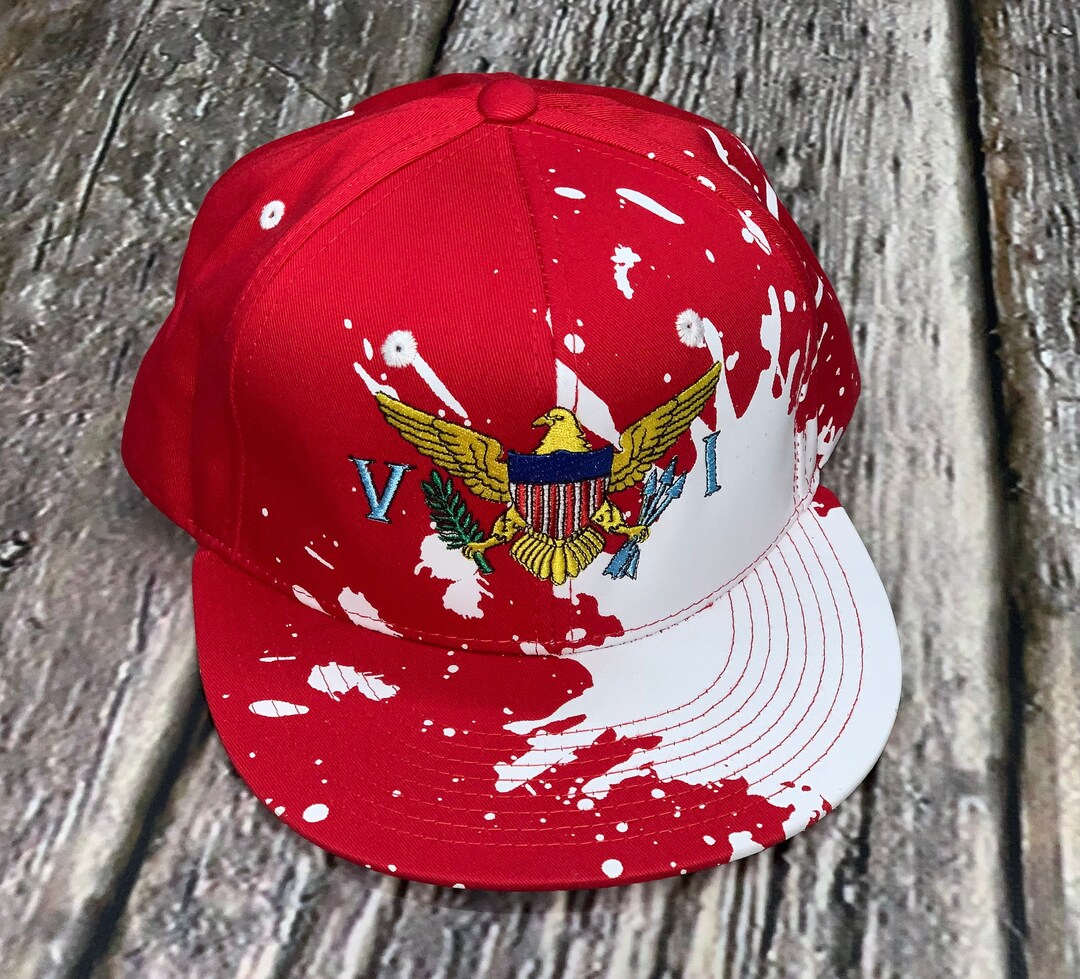 Splat Virgin Islands Snapback Hat - Etsy