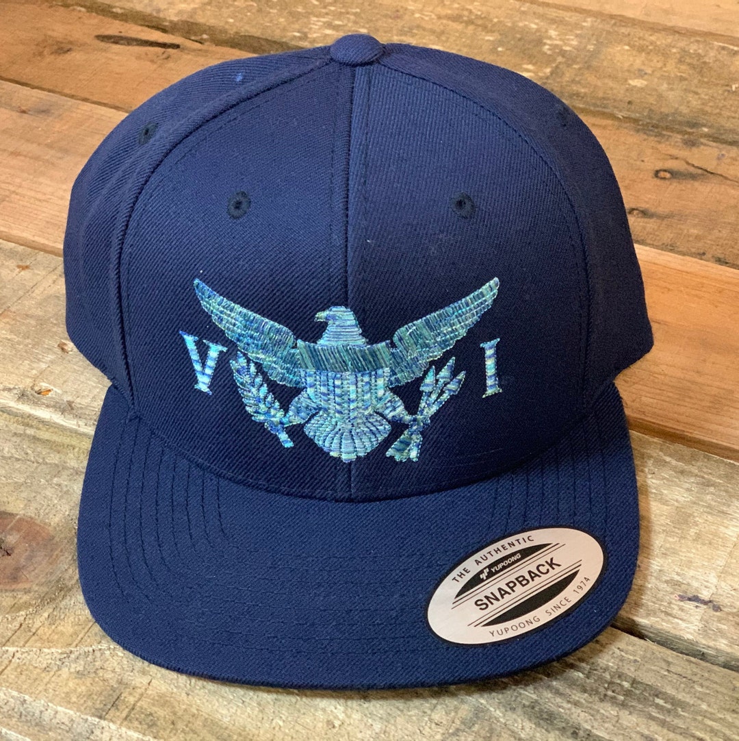 Virgin Islands Embroidery Snap Back Hat - Etsy