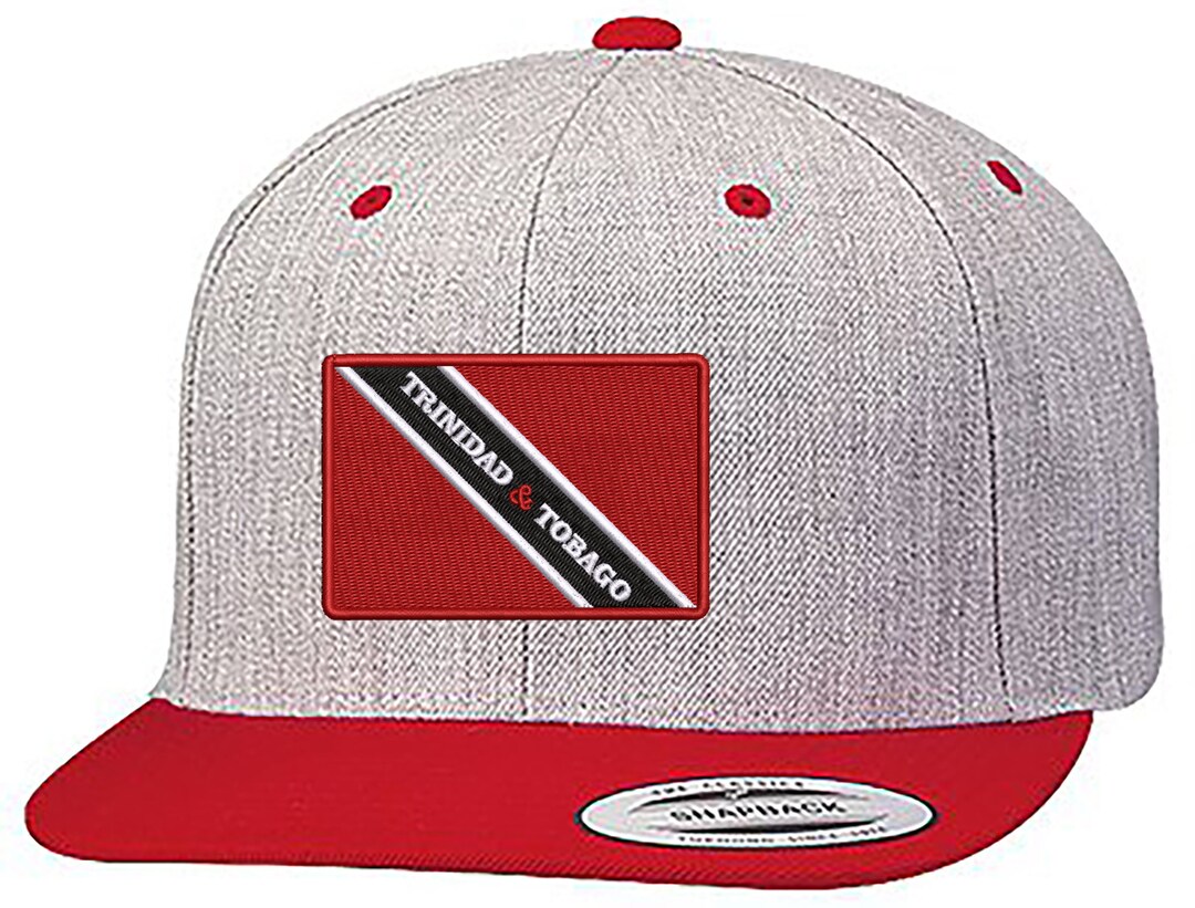 Trinidad & Tobago Embroider Snap Back Hat - Etsy