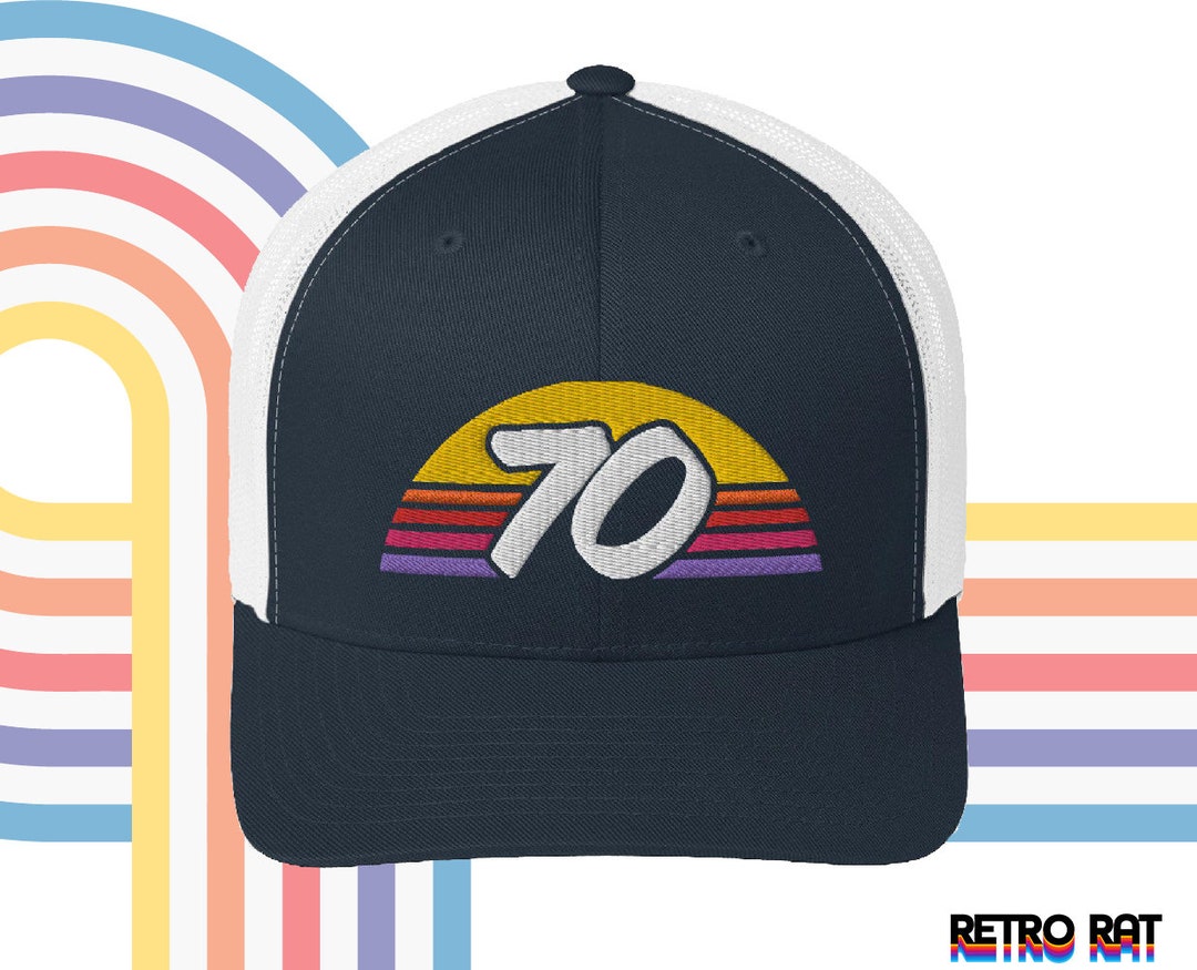 1970 Retro Sunset Trucker Hat for Men and Women | Personal Birthday ...