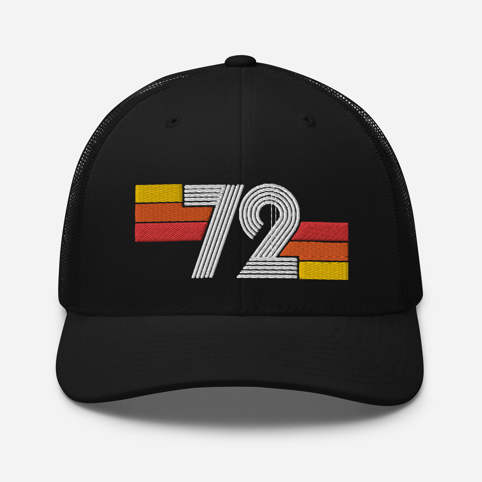 1972 Retro Multi Lines Trucker Hat, Birthday Gift Idea for Men and ...